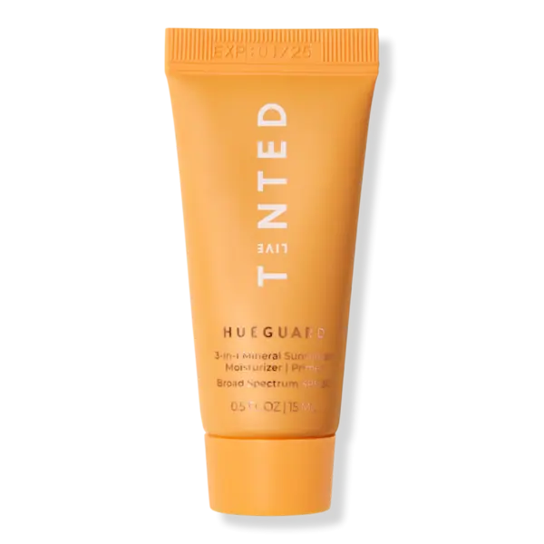 LIVE TINTED Hueguard Mini 3-in-1 Mineral Sunscreen, Moisturizer, Primer Spf 30