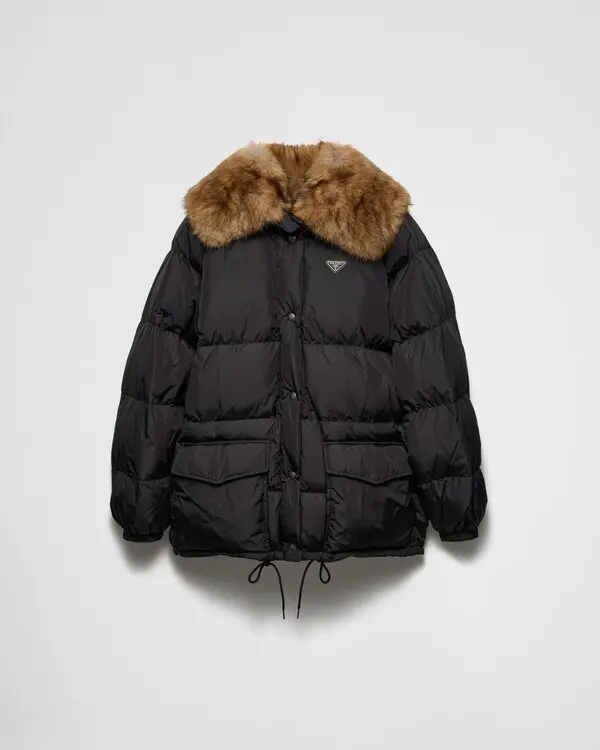 Prada Tech Canvas Down Jacket