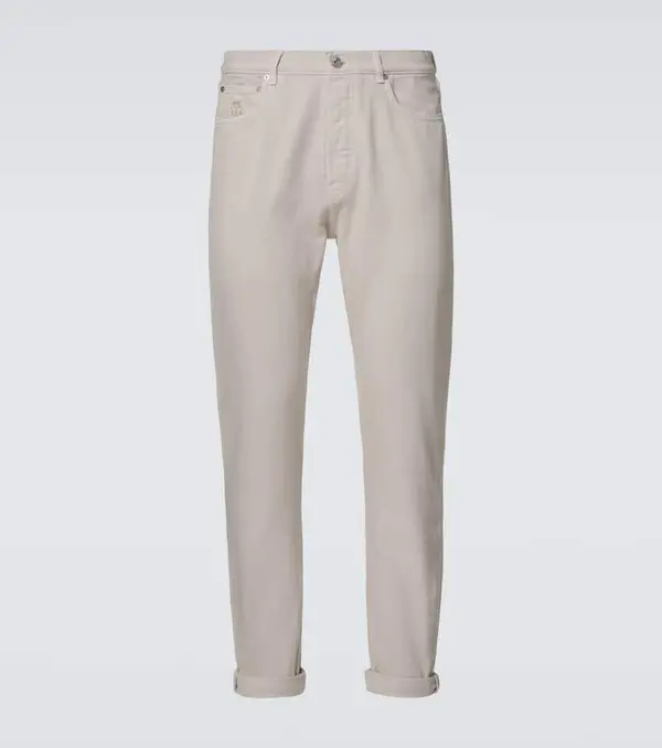 Brunello Cucinelli High-rise Straight Jeans