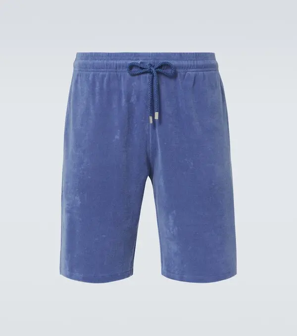 Vilebrequin Bolide Cotton-blend Bermuda Shorts - Blue