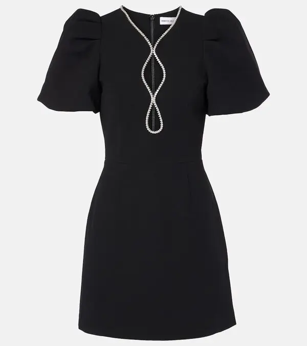 Rebecca Vallance Estella Embellished Crêpe Minidress