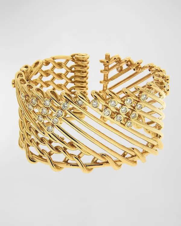 VALENTIN MAGRO 18k Diamond Cuff Bracelet