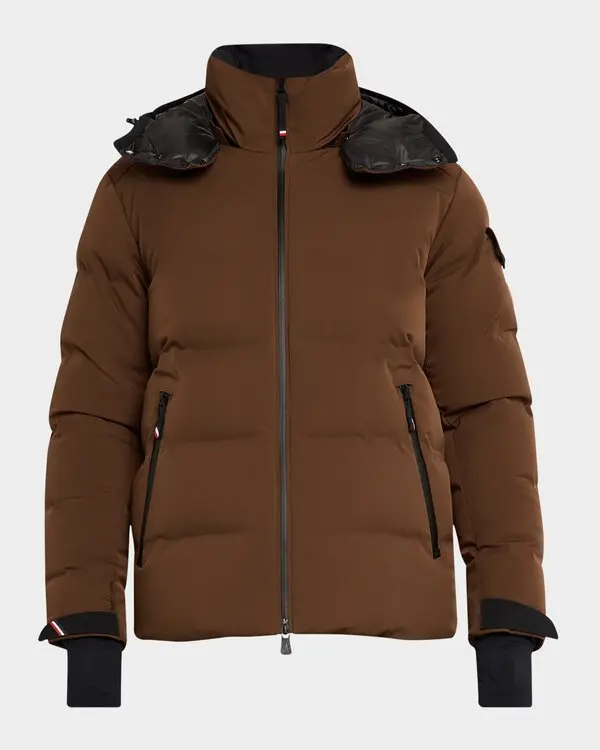 Moncler Montgetech Short Down Jacket - Open Brown