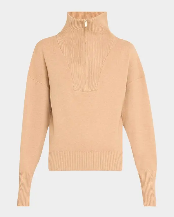 LUNE ACTIVE Olly Knit Half-zip Sweater