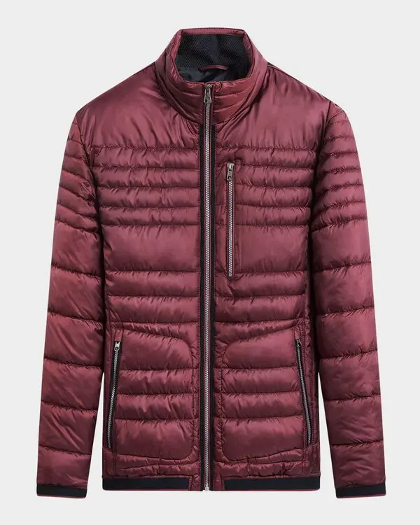 Bugatchi Full-zip Quilted Puffer Jacket