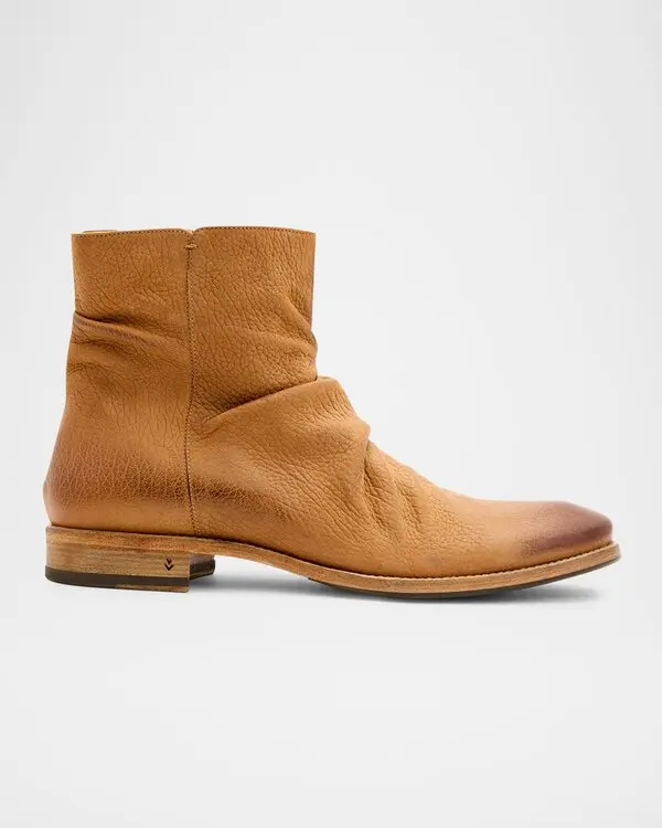 John Varvatos Morrison Sharpei Ankle Boots - Chamois