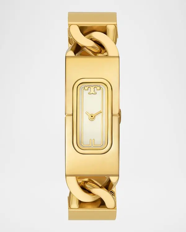 Tory Burch The T -Tone Stainless Steel Watch - Gold | Editorialist