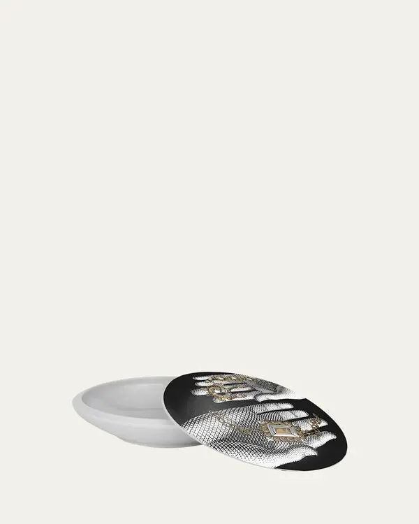 FORNASETTI Mano Round Box