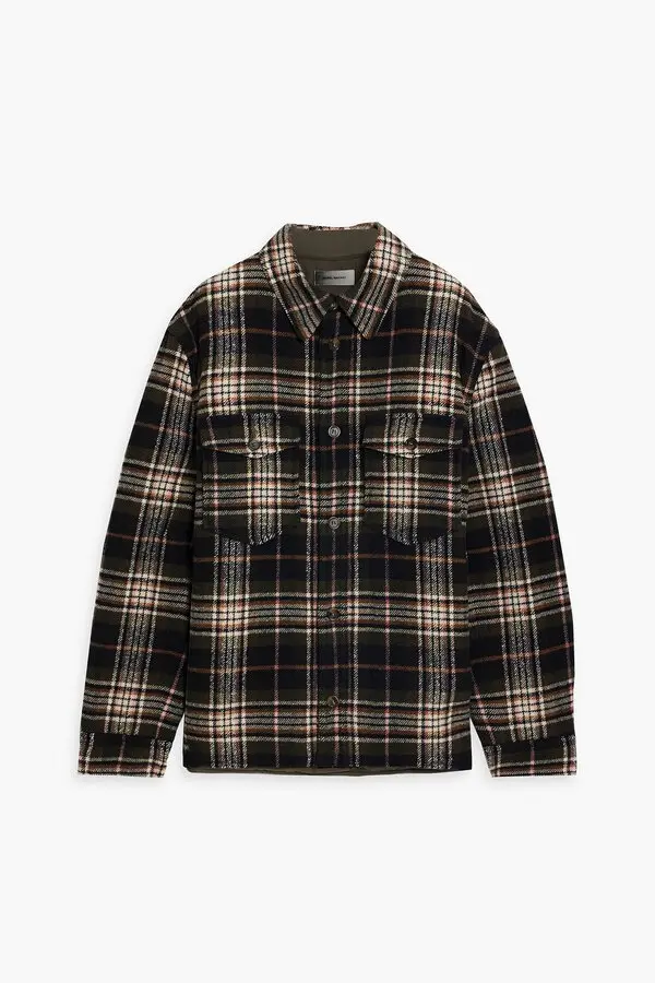 Isabel Marant Checked Cotton-flannel Jacket