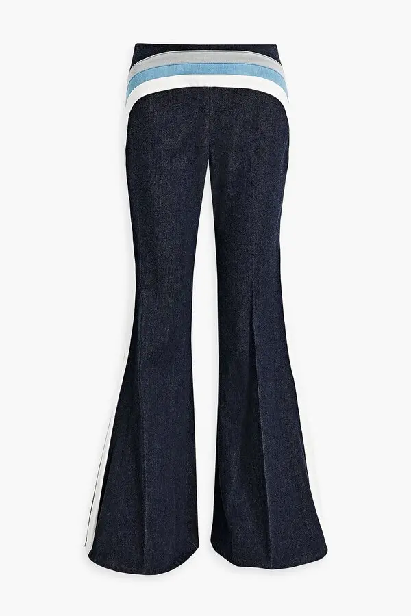 Gabriela Hearst Nautilus Striped Flared Jeans