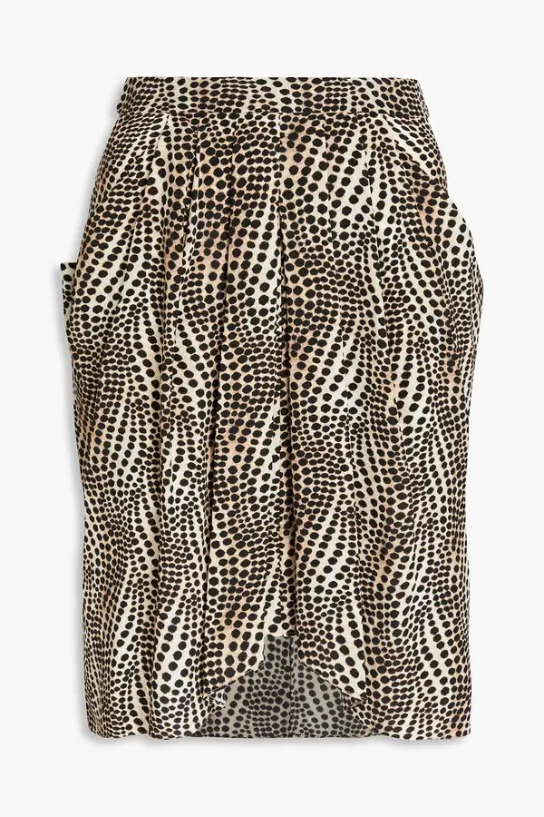 Isabel Marant Igina Printed Skirt - Beige
