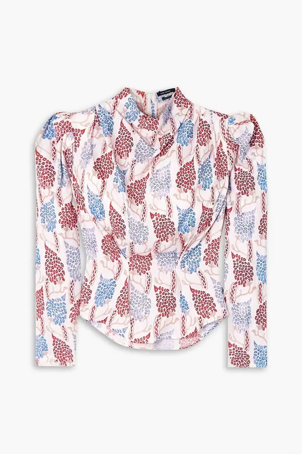 Isabel Marant Bayani Printed Lyocell Blouse