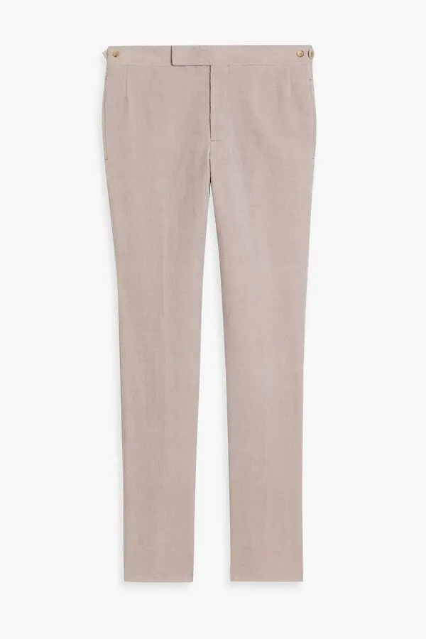 Gabriela Hearst Sebastian Slim-fit Corduroy Pants
