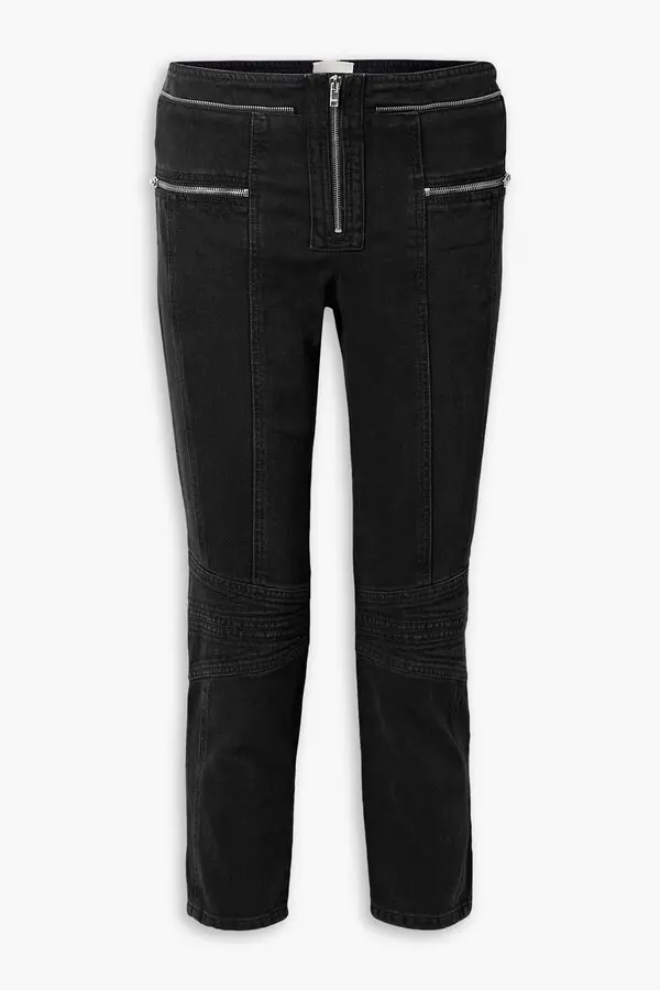Isabel Marant Loma Cropped Straight-leg Jeans