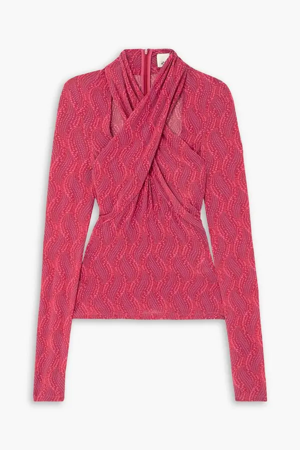 Isabel Marant Powena Printed Jersey Top