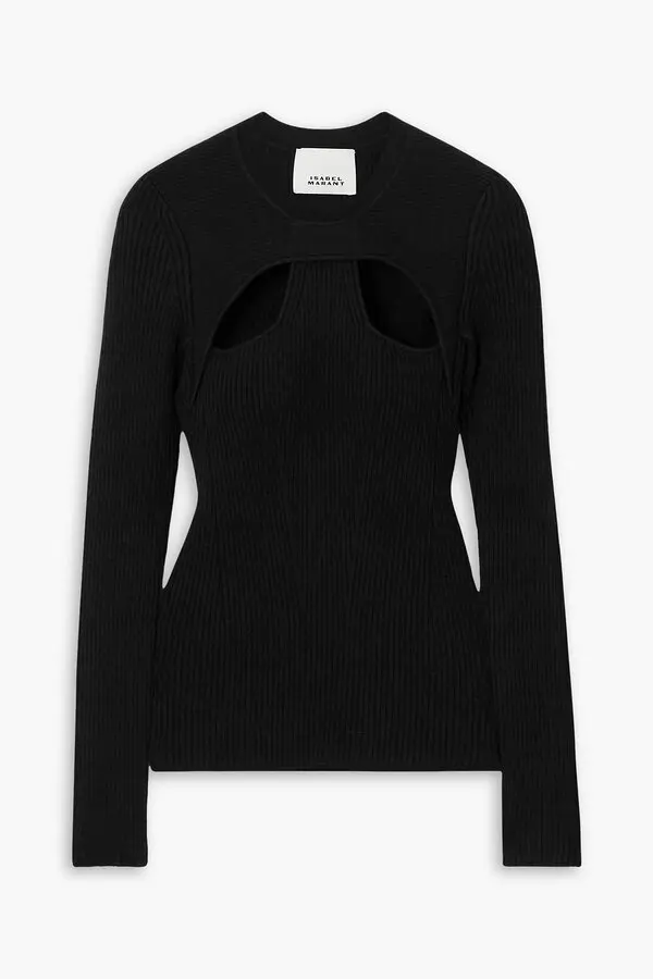 Isabel Marant Zana Cutout Ribbed Sweater