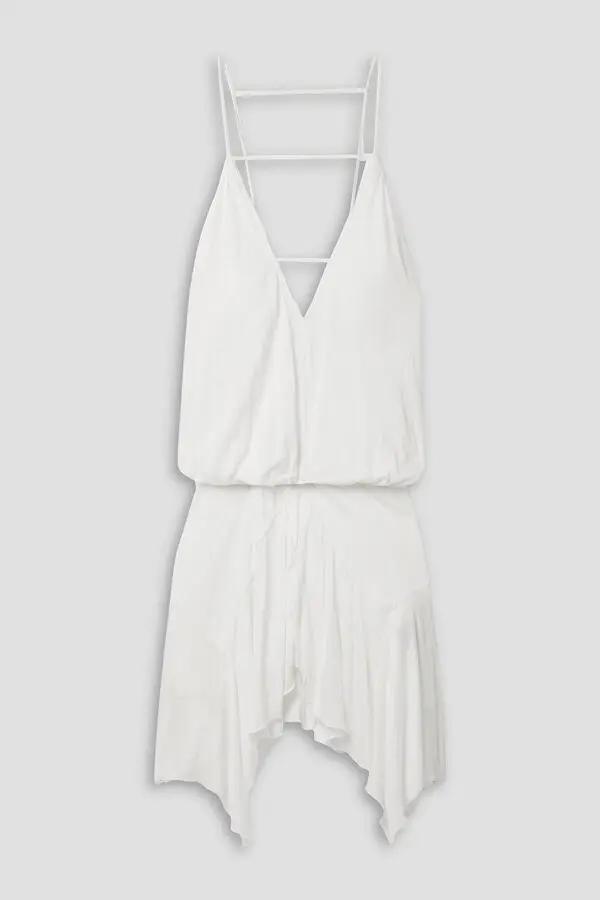 Isabel Marant Felicia Asymmetric Jersey Mini Dress