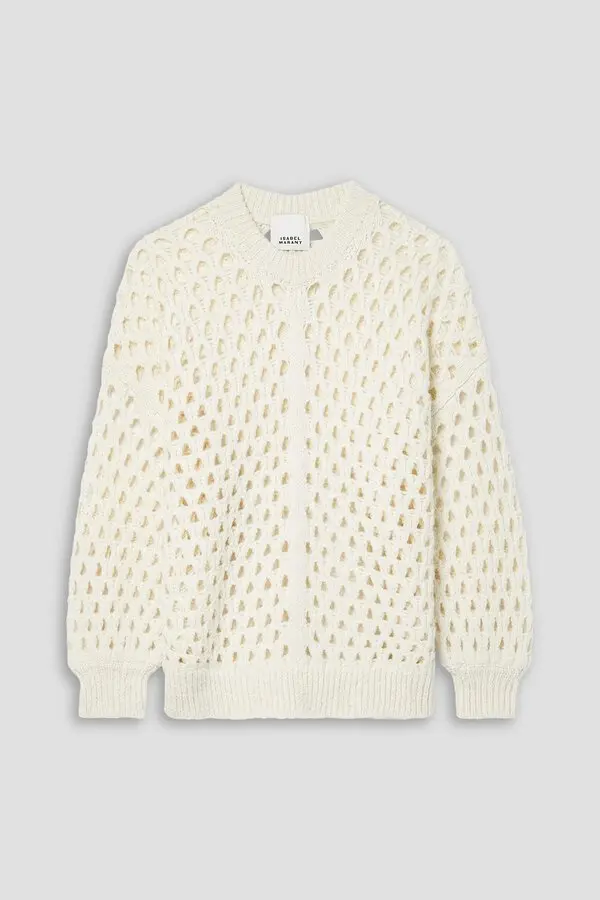 Isabel Marant Tane Alpaca-blend Sweater - Ivory