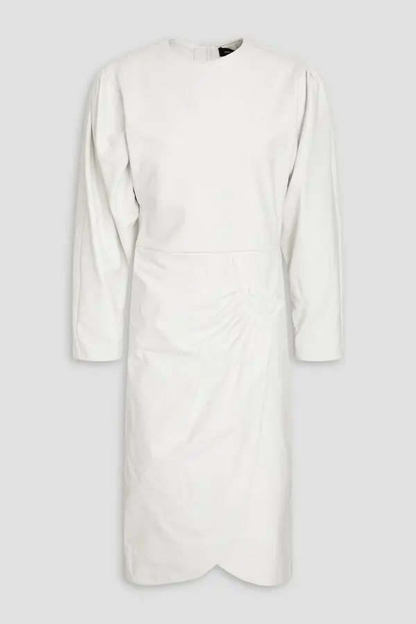 Isabel Marant Wrap-effect Leather Dress