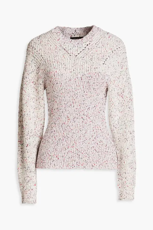 Isabel Marant Donegal Ribbed-knit Sweater