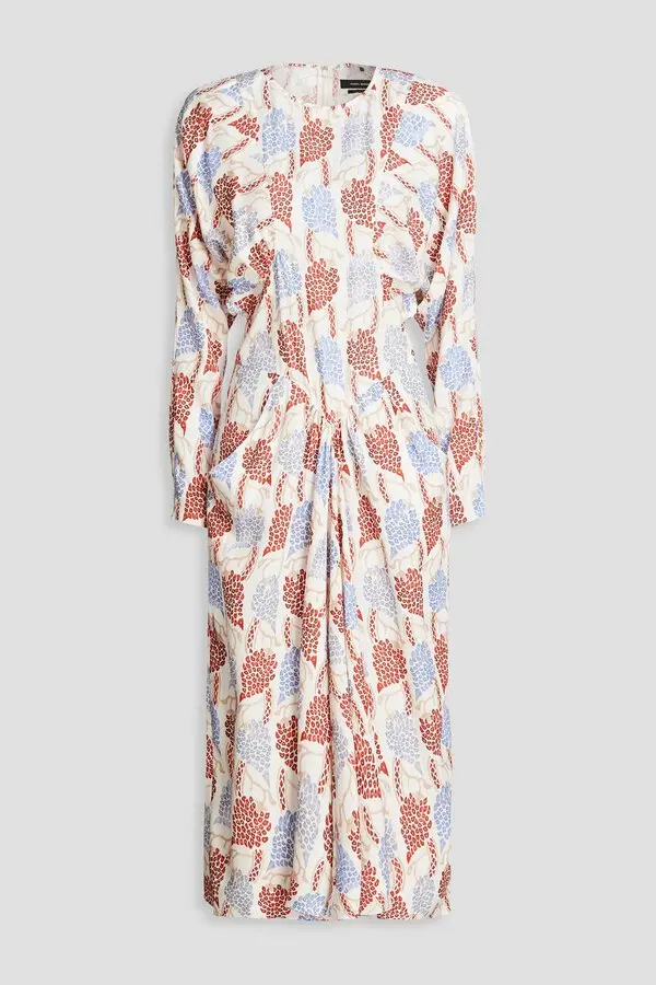 Isabel Marant Bibelky Printed Lyocell-twill Midi Dress