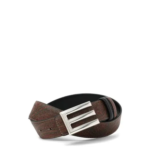 Etro Logo Leather Belt - N0000