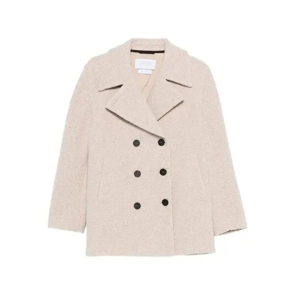 Harris Wharf London Double-breasted Outerwear - Beige