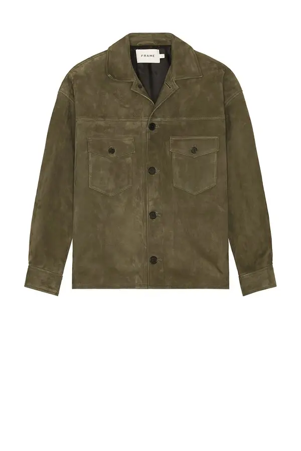 FRAME Clean Suede Jacket