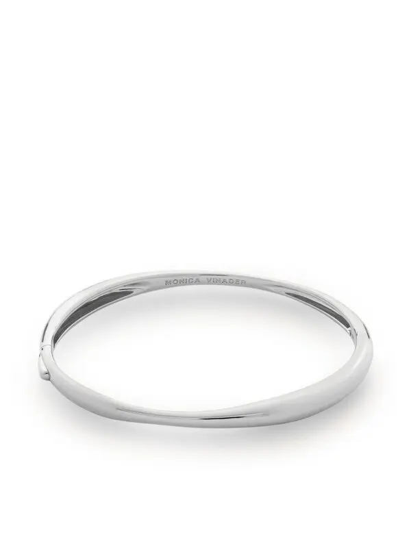 Monica Vinader Nura Asymmetric Thin Bangle