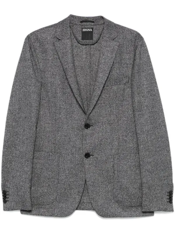 Zegna Interlock Twill Blazer