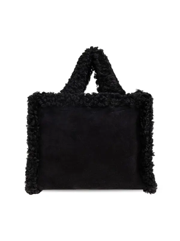 Marni Shearling Tote Bag - Black
