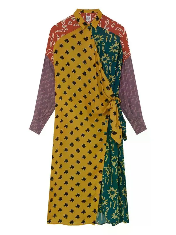 DONDE ESTEBAN Estrellitas Midi Dress - Yellow