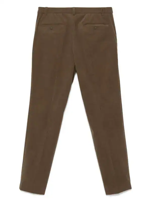 Hugo Boss Slim-Cut Corduroy Trousers In Brown 10% Off Editorialist