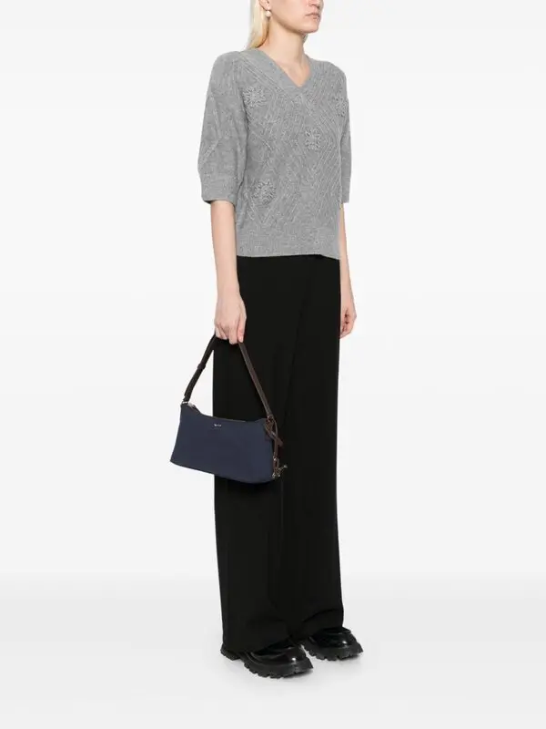 AGNÈS B. Logo Charm Shoulder Bag