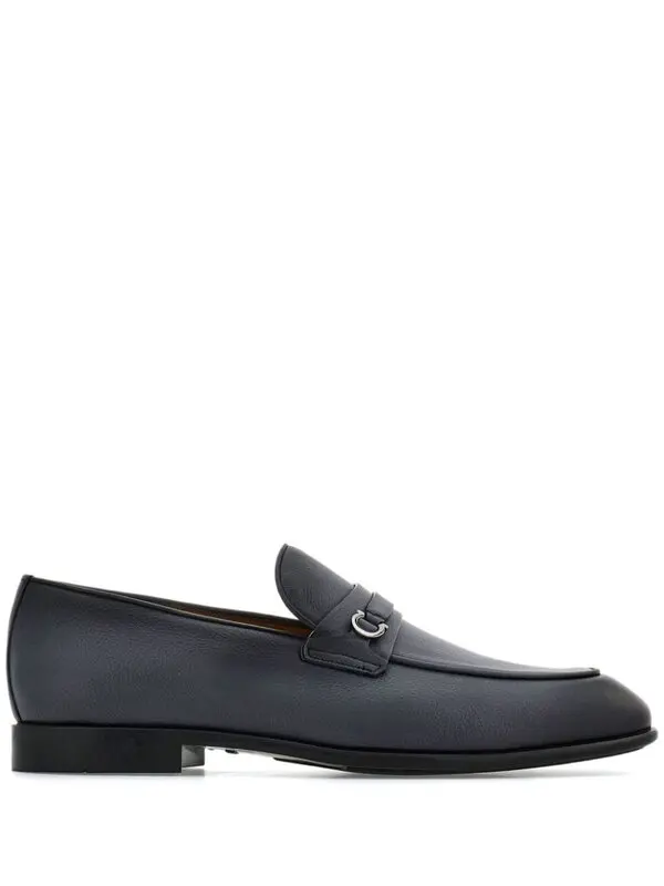 FERRAGAMO Gancini Plaque Loafers