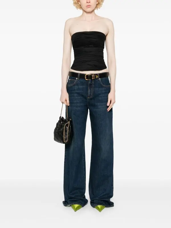 Aje Sunbeam Bustier - Black