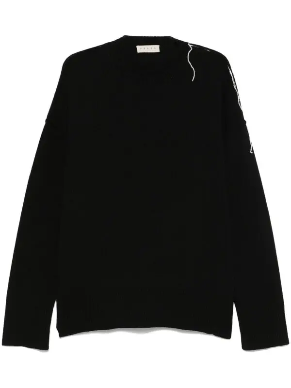 PAURA Riccione Wool-blend Sweater - Black