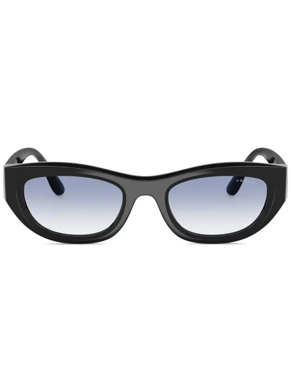 VOGUE EYEWEAR Oval Frame Sunglasses - Black
