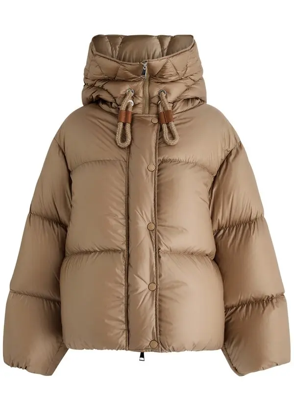 Moncler Borey Quilted Jacket - Cream