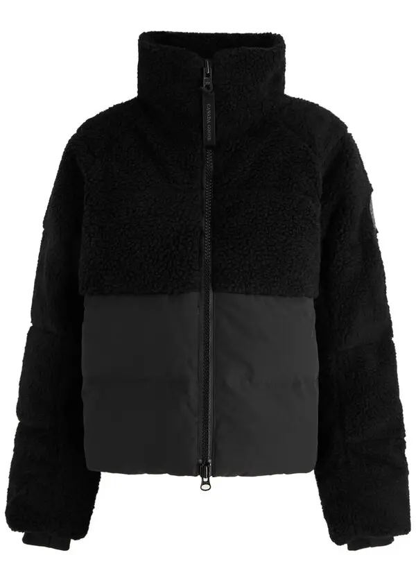 Canada Goose Elora Quilted Shell And Fleece Jacket - Black