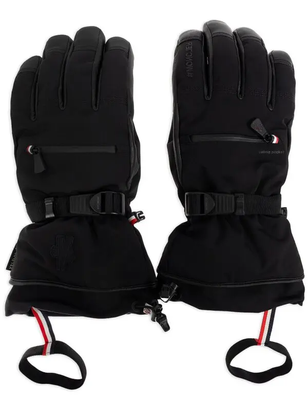 Moncler Padded Gloves - Black