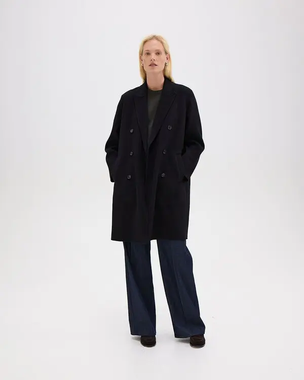 Theory Double Face Wool & Cashmere Coat