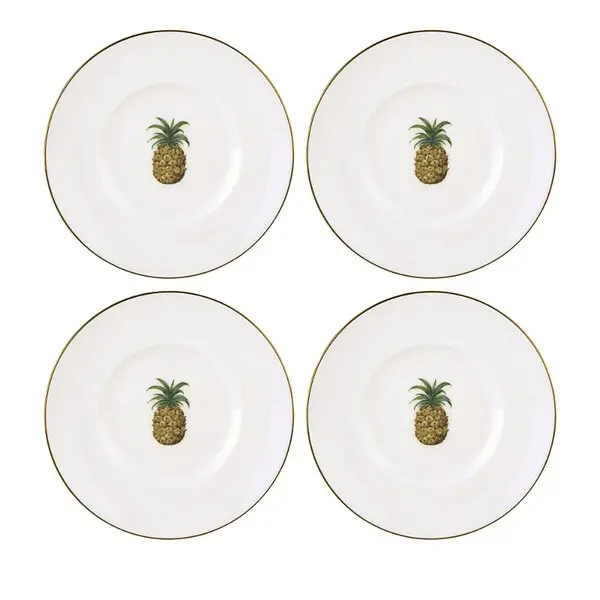 LENOX Colonial Bamboo Dessert Plates, Set Of 4