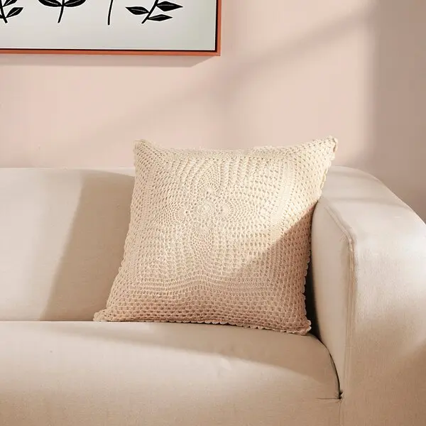 ROSELLI Esme Crocheted Pillow