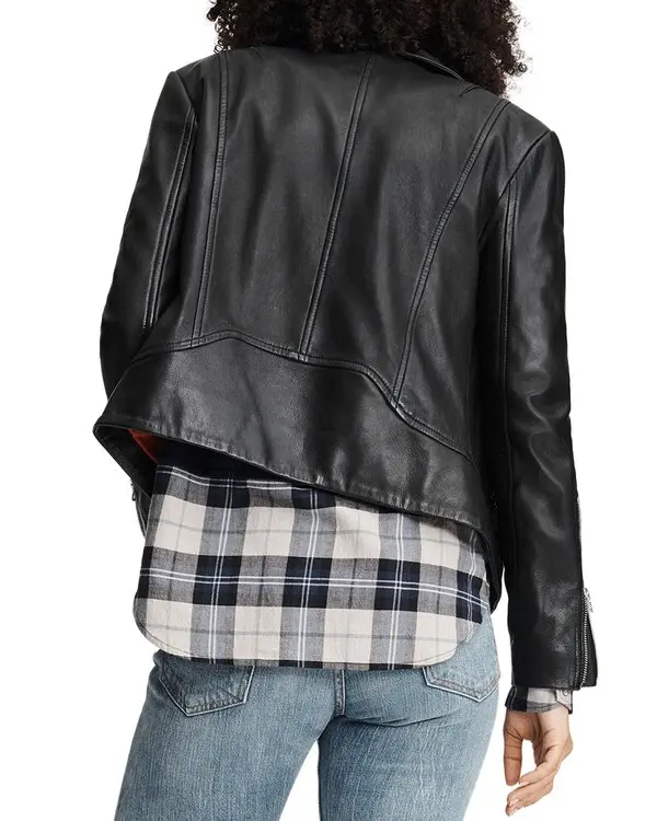 Rag & Bone Mack Leather Biker Jacket