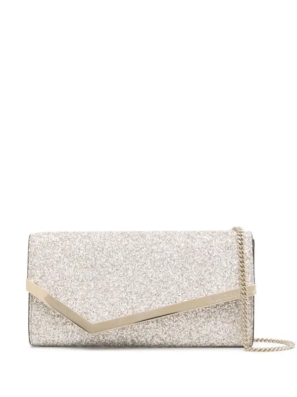 JIMMY CHOO Emmie Clutch - Gold