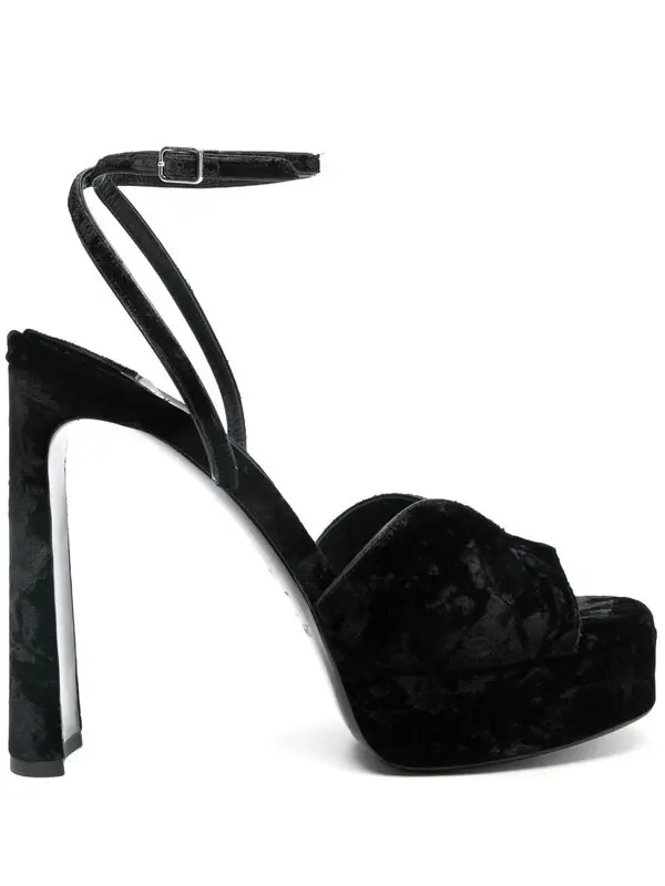 JIMMY CHOO 125mm Karli Sandals - Black