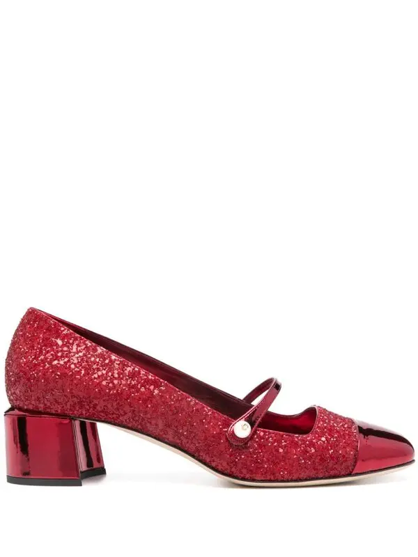 JIMMY CHOO 45mm Elisa Pumps - Red
