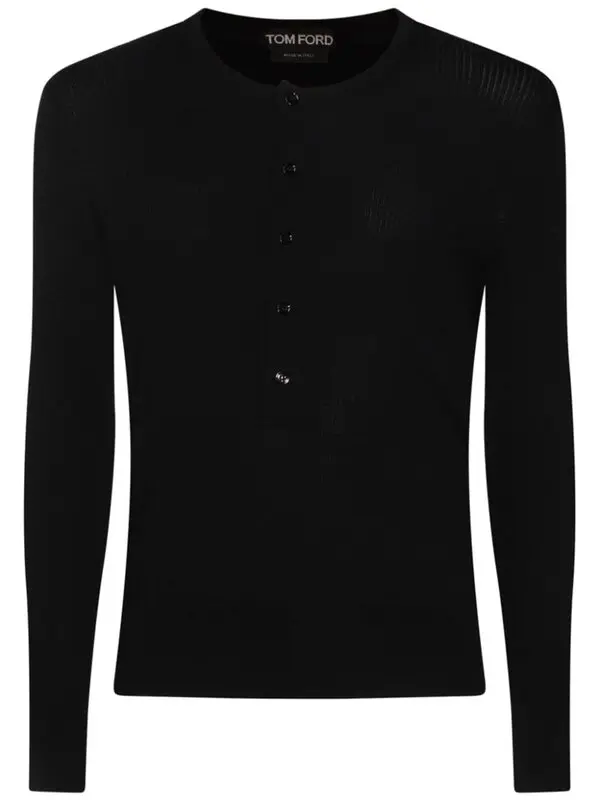 TOM FORD Buttoned Long Sleeve Cardigan