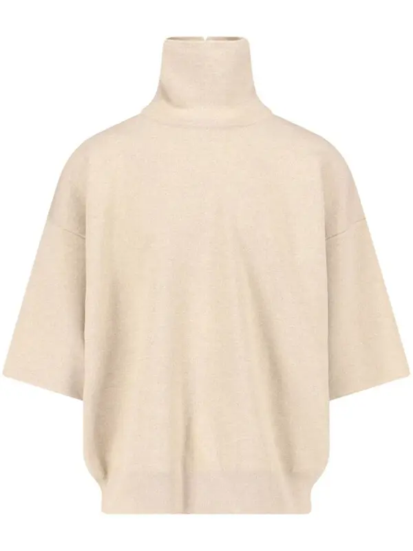 Fear Of God Merino Wool Knit T-shirt - Neutrals